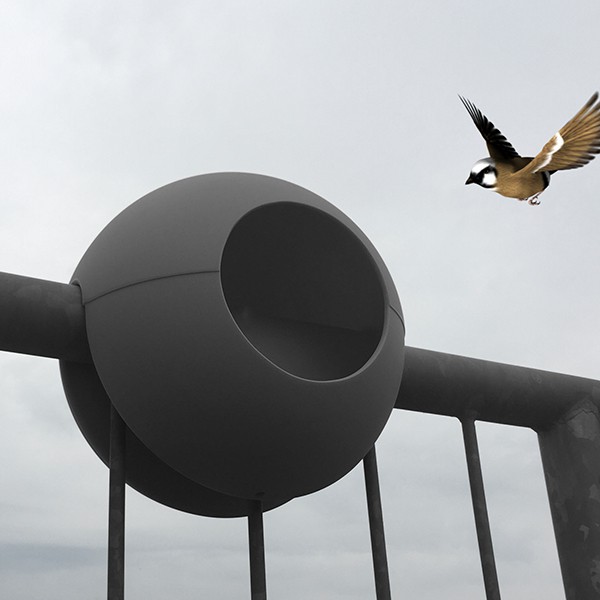 Mangeoire de Balcon Ballcony Birdball - JardinChic